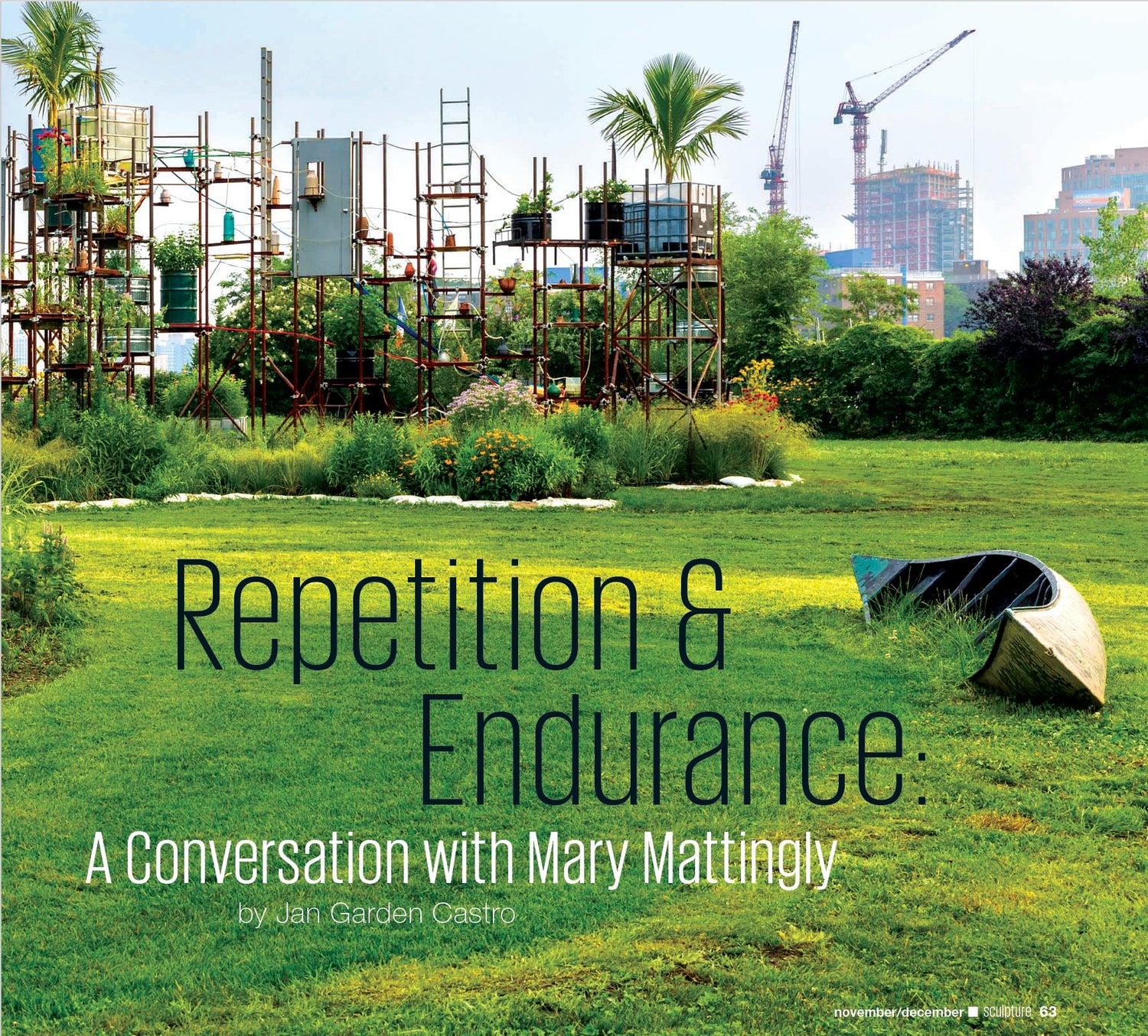 American artist Mary Mattingly's Ebb of a Spring Tide in Sculpture ...